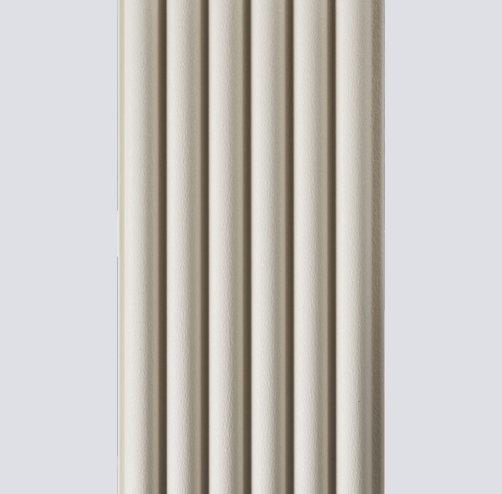 EcoClad - Round Slat Beige Leather Finish - Titan Trade Centre ...